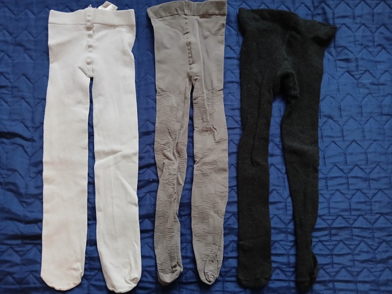 H&M pamucne i najlon hulahopke, 92