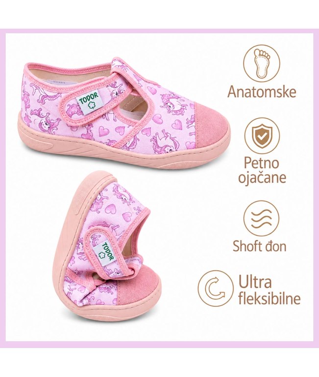 TODOR DEČIJE PATOFNE - UNICORN (31-32)