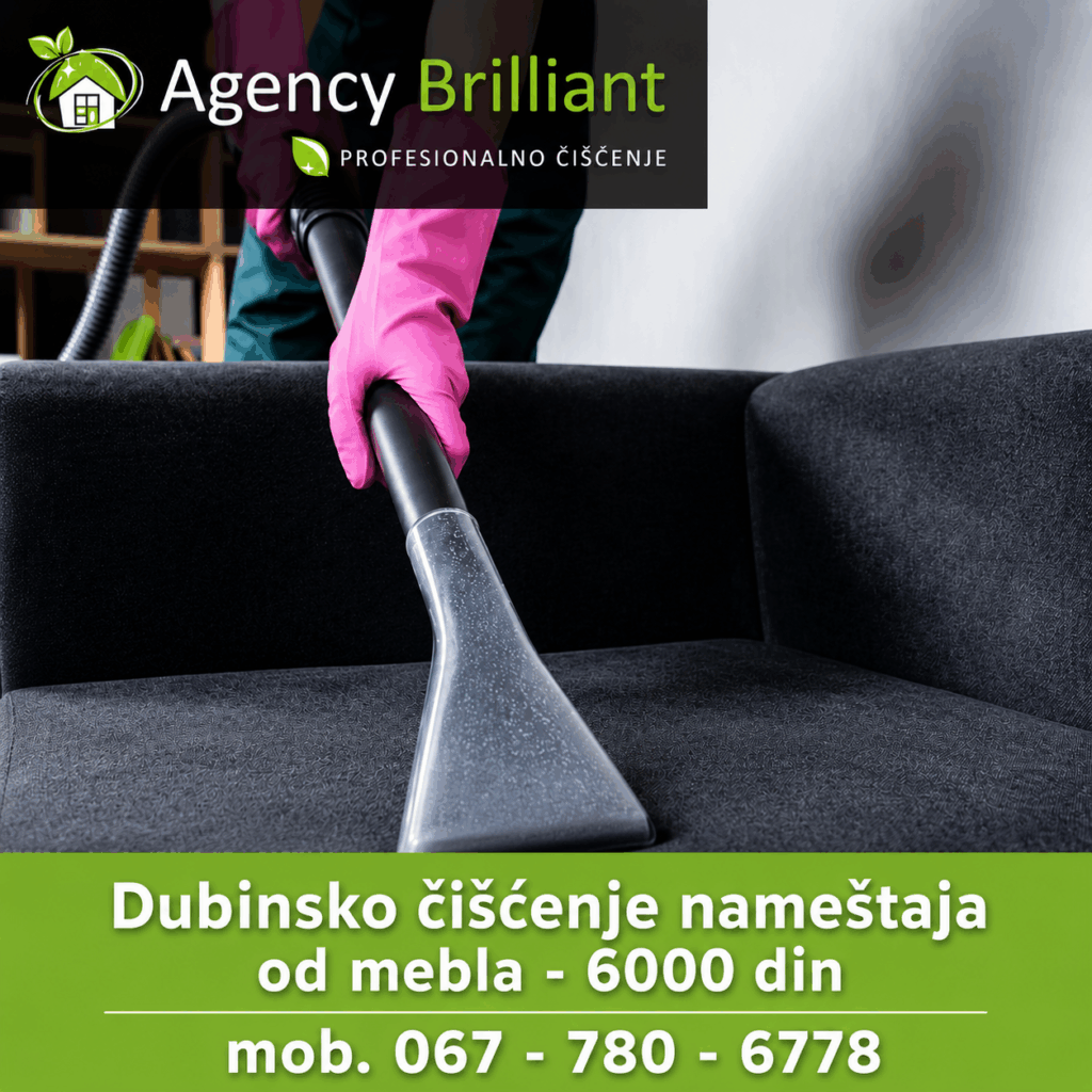 Dubinsko čišćenje nameštaja od mebla  6000 rsd