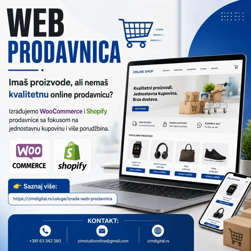 WEB PRODAVNICA