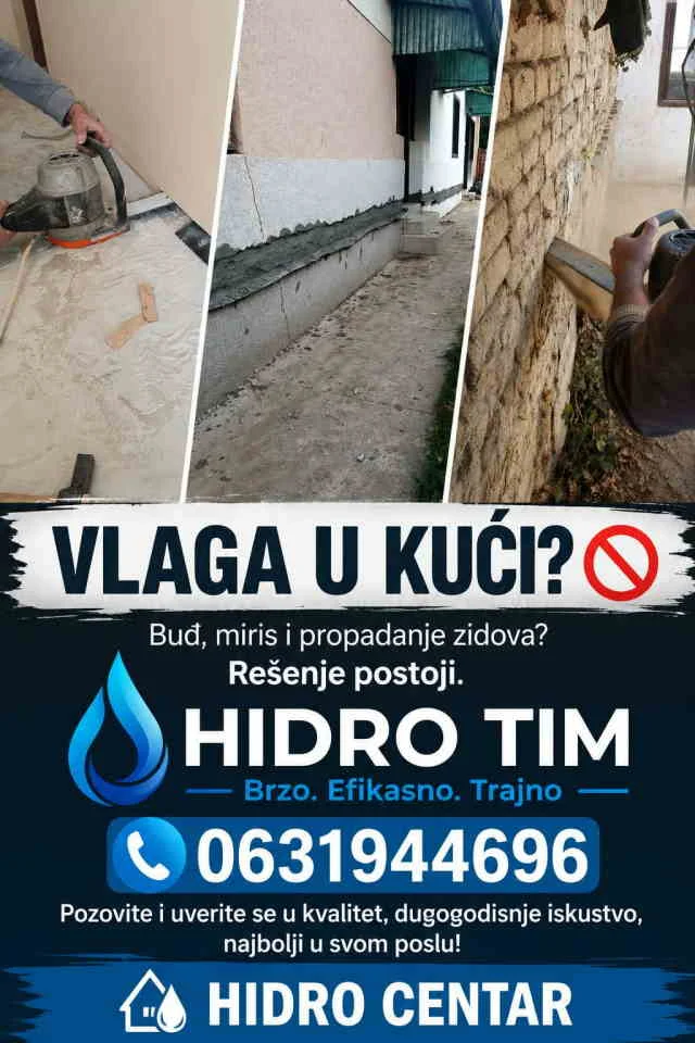 Hidroizolacija vlažnih kuća
