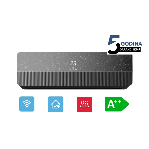 Klima uređaj PROFILOCOOL ICSD-18WIH BLACK 18000BTU A++ Inverter Wifi/GSJ/iFeel