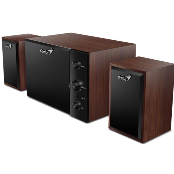 GENIUS Zvučnici za kompjuter SW-2.1 350 wood zvučnici