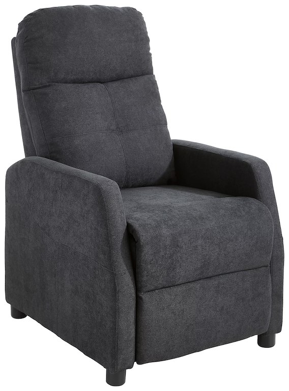 FOTELJA ZA GLEDANJE TELEVIZOR 65/80-105/90-154 cm , antracit