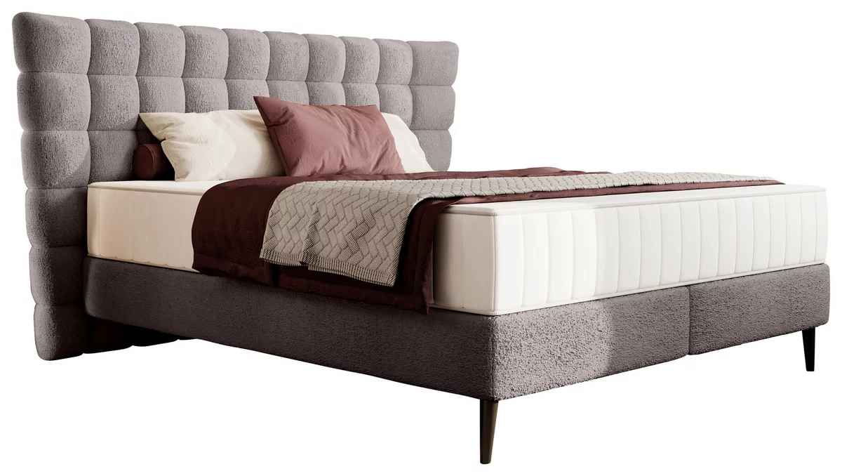 BOXSPRING KREVET 180/200 cm braon