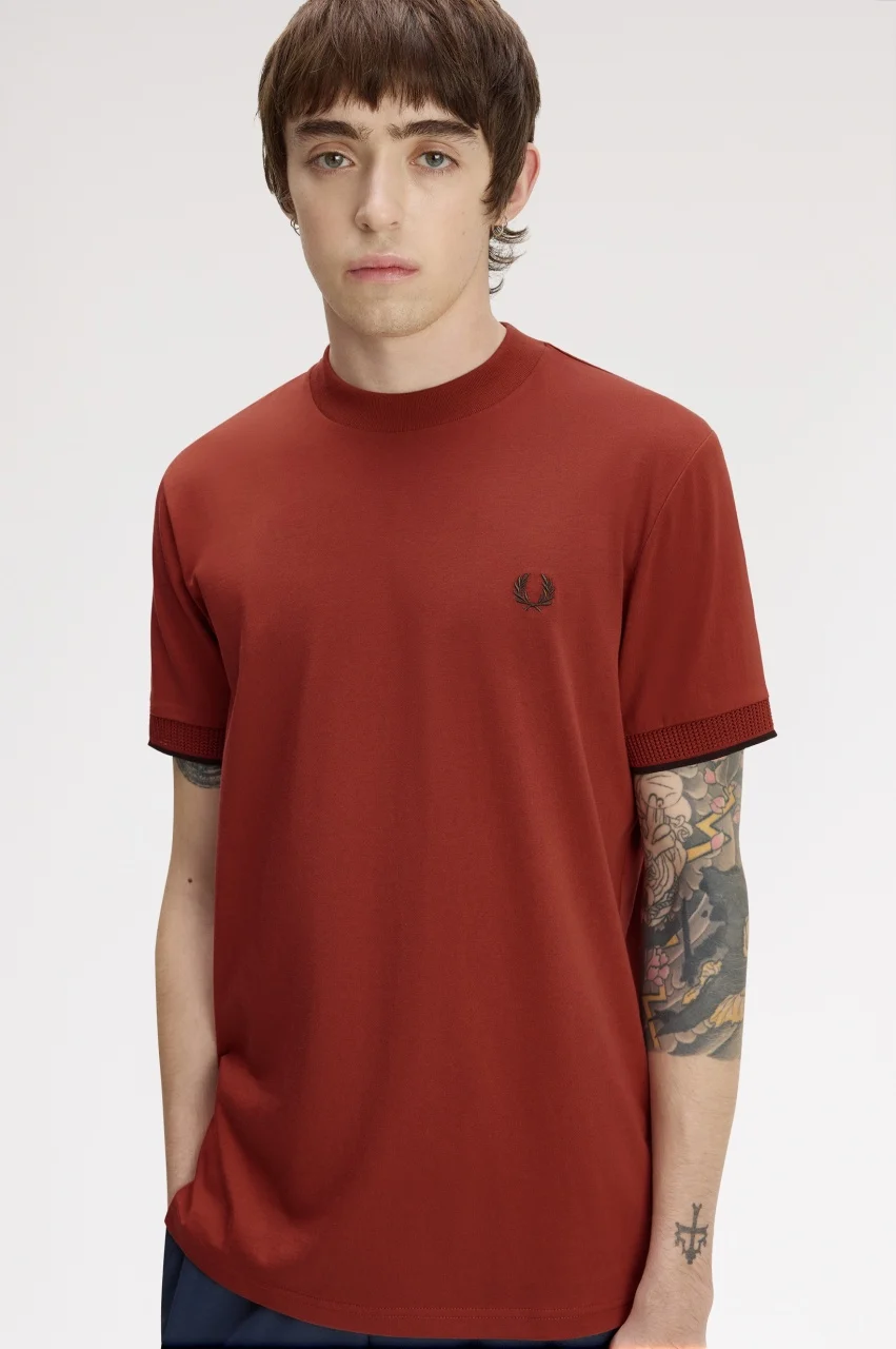 FRED PERRY MESH MAJICA BRANDY