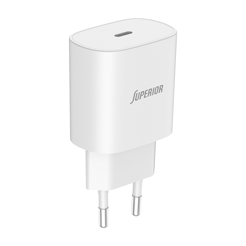 PUNJAČ BEZ KABLA SUPERIOR CO-DC24 FAST PD USB-C 25W 3A BELI P1239 *TH *SR