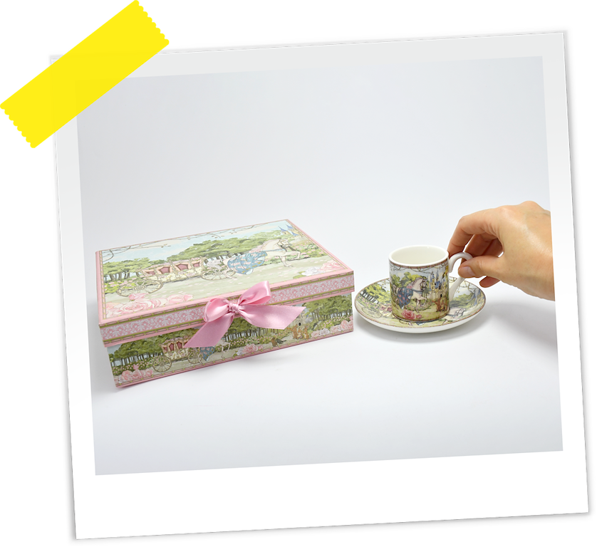 ŠOLJICE SET 4/1 KOČIJE 100 ML OP25430 WY