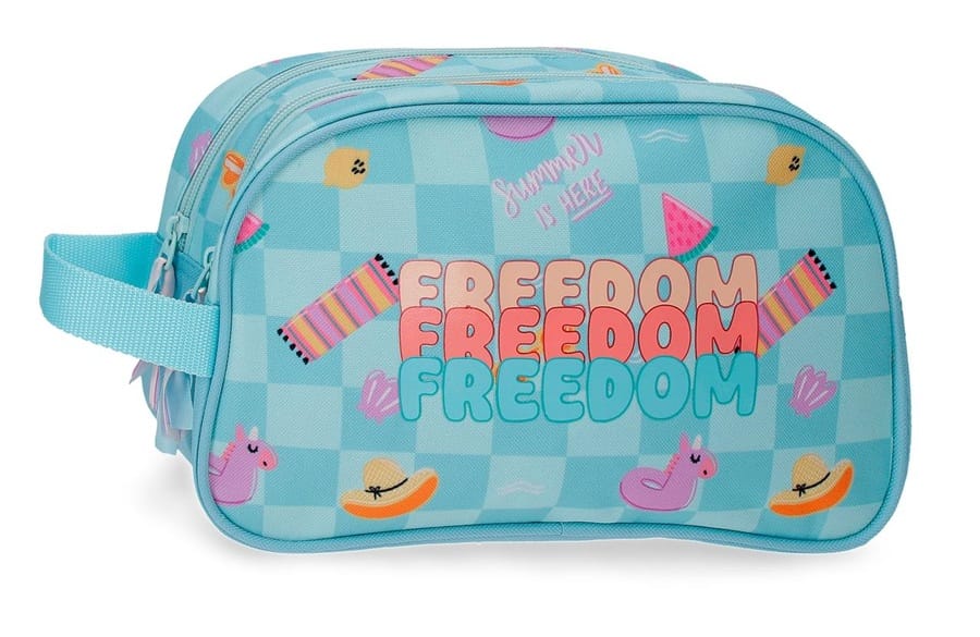 MOVOM FREEDOM DEČIJI NESESER SA 2 PREGRADE – TIRKIZNA