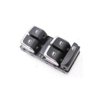 AUDI Q5 2008-2016 (8RB) PREKIDAC U PREDNJIM VRATIMA HROM/CRNI (4 TASTERA) (10 PIN) L