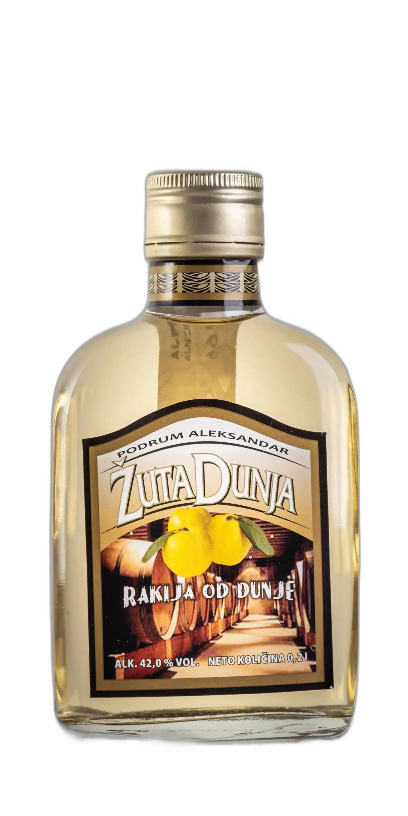Žuta dunja Aleksandar pljoska 0.2 l