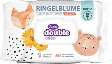 Violeta double care dečiji vlažni toalet papir, 60 kom