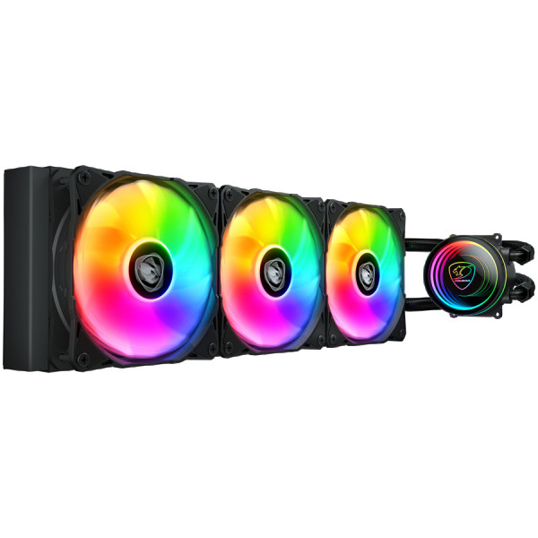 COUGAR AIO Liquid Cooling Poseidon Elite ARGB 360 Black ( CGR-PSDELRGB-B-360 )