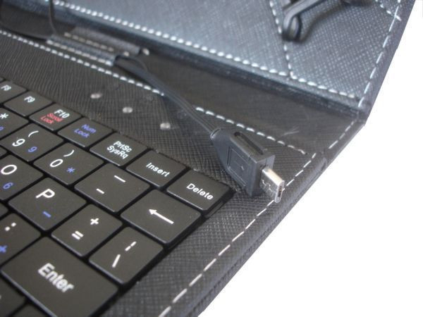 TA-PCK10-BLACK ** Gembird US Tastatura za 10'' Tablet PC sa futrolom, sa micro USB konektorom (719)