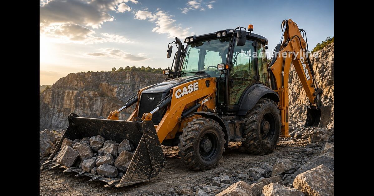 Novi Case 580 SV bager-utovarivač