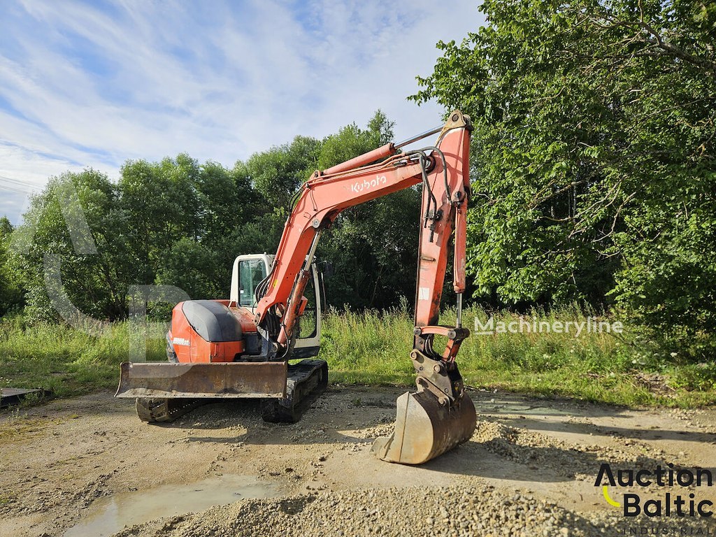 Prodaje se Kubota KX 080-3 bager guseničar na aukciji