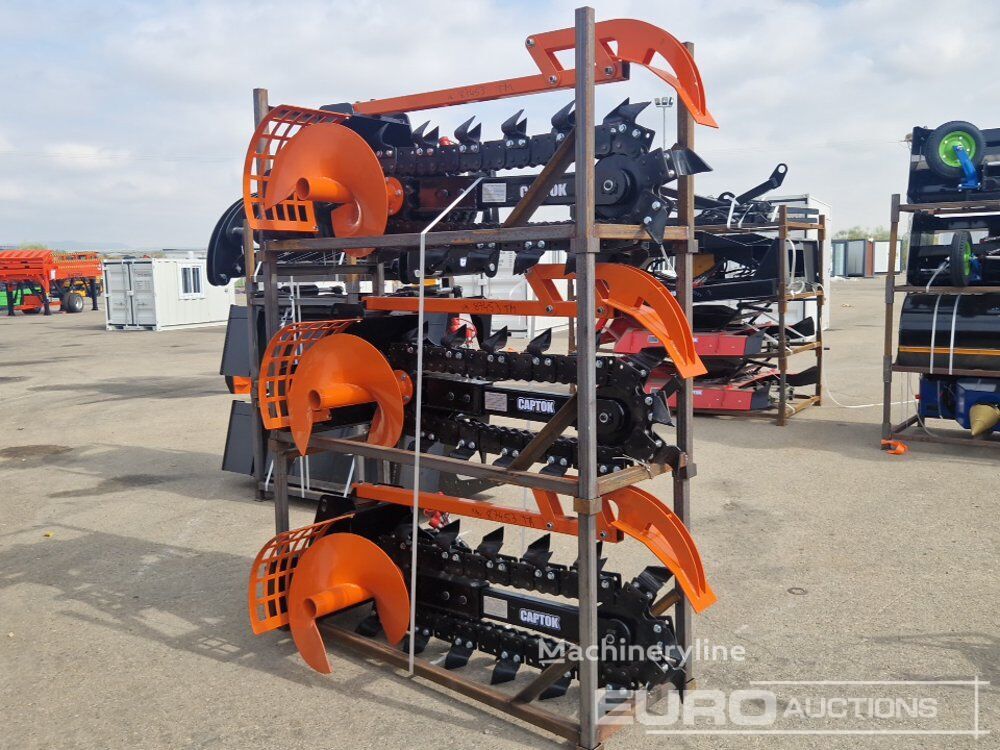 Prodaje se Captok 2026 Captok Trencher to suit Skidsteer Loader (3 of) rovokopač na aukciji