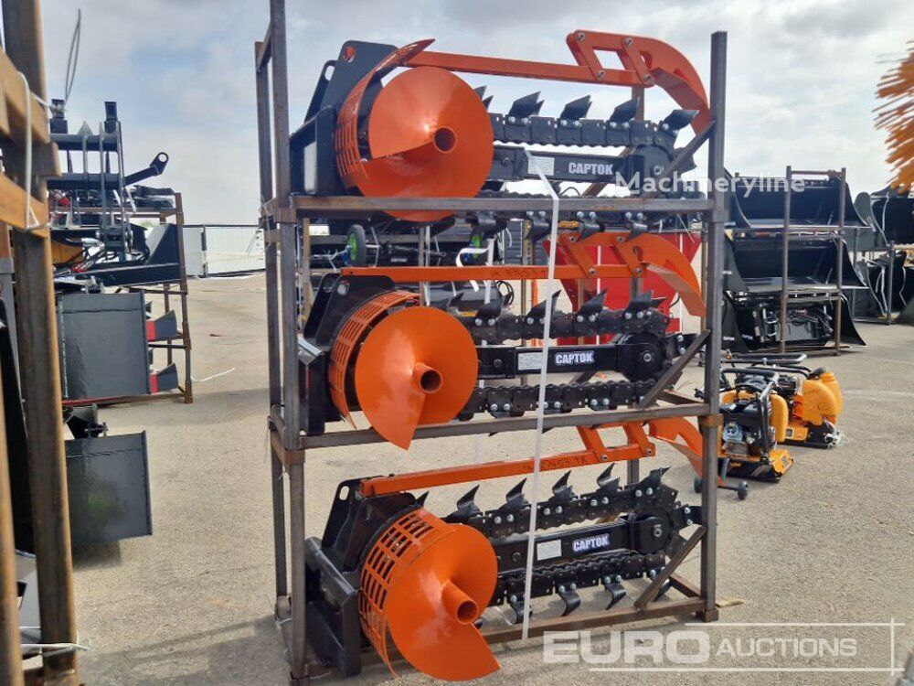 Prodaje se Captok Hydraulic Trencher to suit Skidsteer Loader (3 of) rovokopač na aukciji
