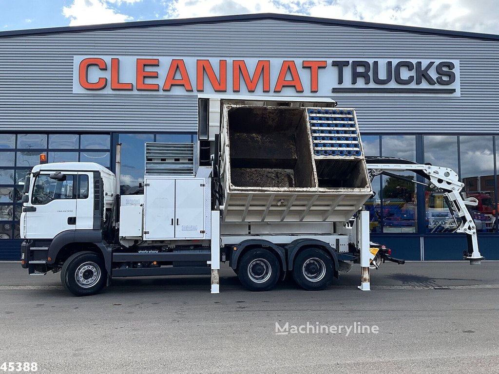 MAN TGA 33.440 6x4 MTS Dino 8m³ Saugbagger Just 173.476 km! vakum bager