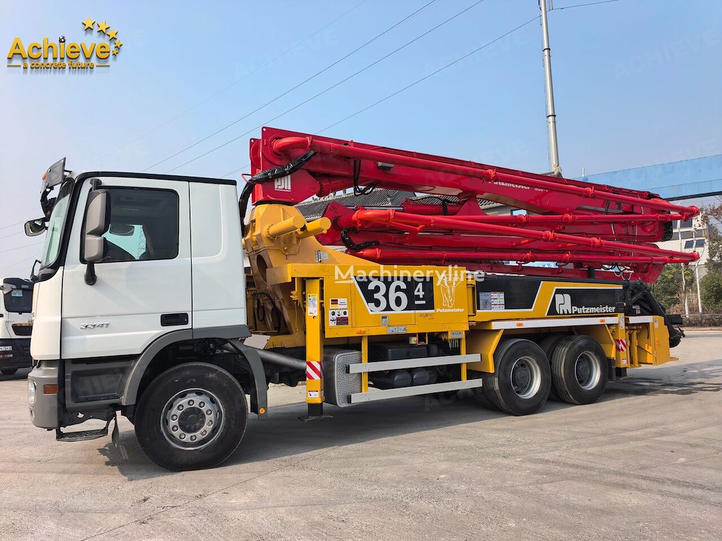 Putzmeister M36-4Z na šasiji Mercedes-Benz Actros 3341 pumpa za beton