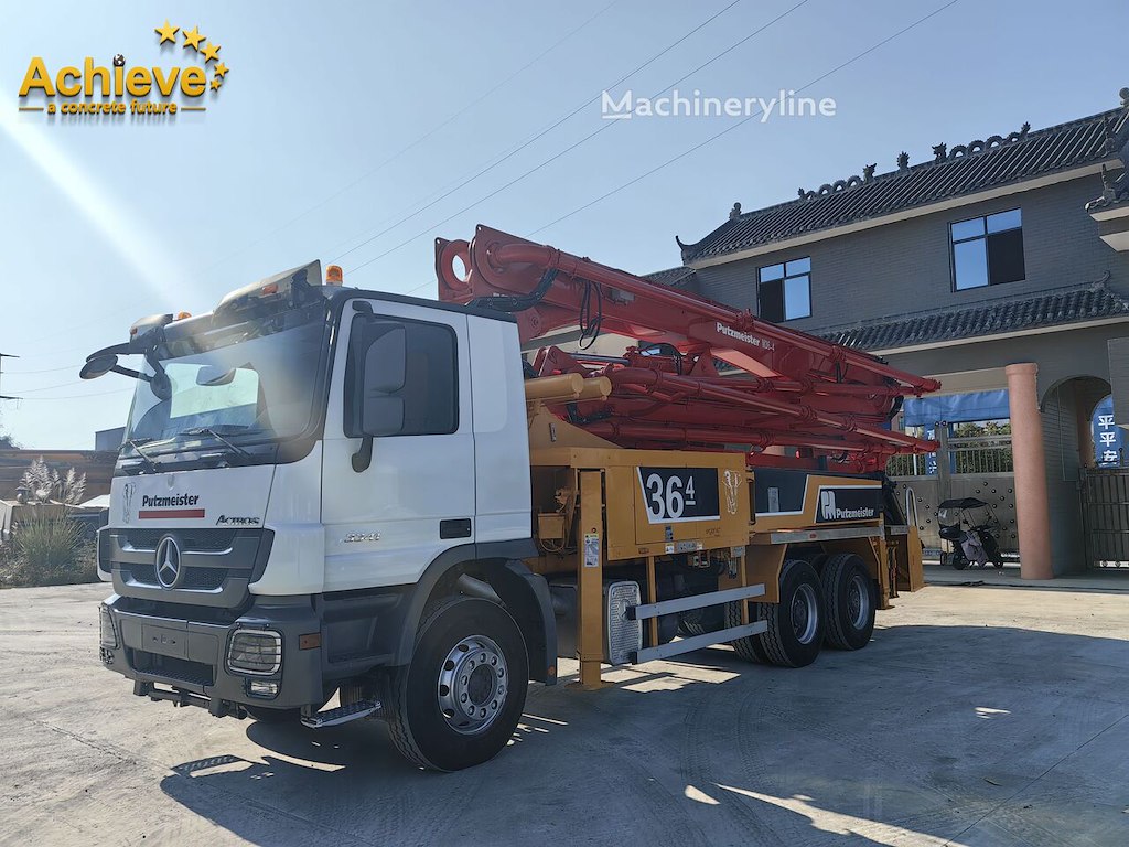 Putzmeister M36-4Z na šasiji Mercedes-Benz Actros 3341 pumpa za beton