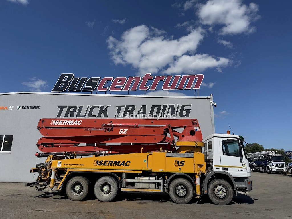 Sermac na šasiji Mercedes-Benz Actros 4144 Sermac 41 m 5Z41 / Euro 5 pumpa za beton