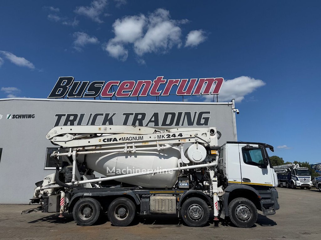 Cifa Magnum MK 24.4 na šasiji Mercedes-Benz Arocs 3240 pumpa za beton
