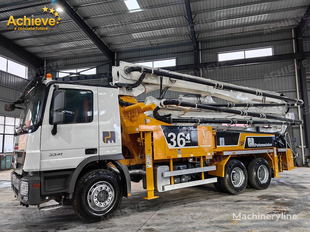 Putzmeister M36-4Z na šasiji Mercedes-Benz 【ACHIEVE】TOP CONDITION!!! M36-4Z 2013 HOT SALE MODEL MERCEDES BE pumpa za beton