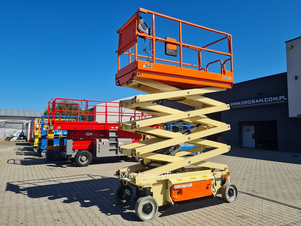 JLG 2646 EC nowe baterie makazasta platforma