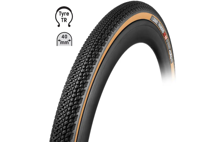 *Guma TUFO Gravel THUNDERO HD 700x40C, TR, crna-bež