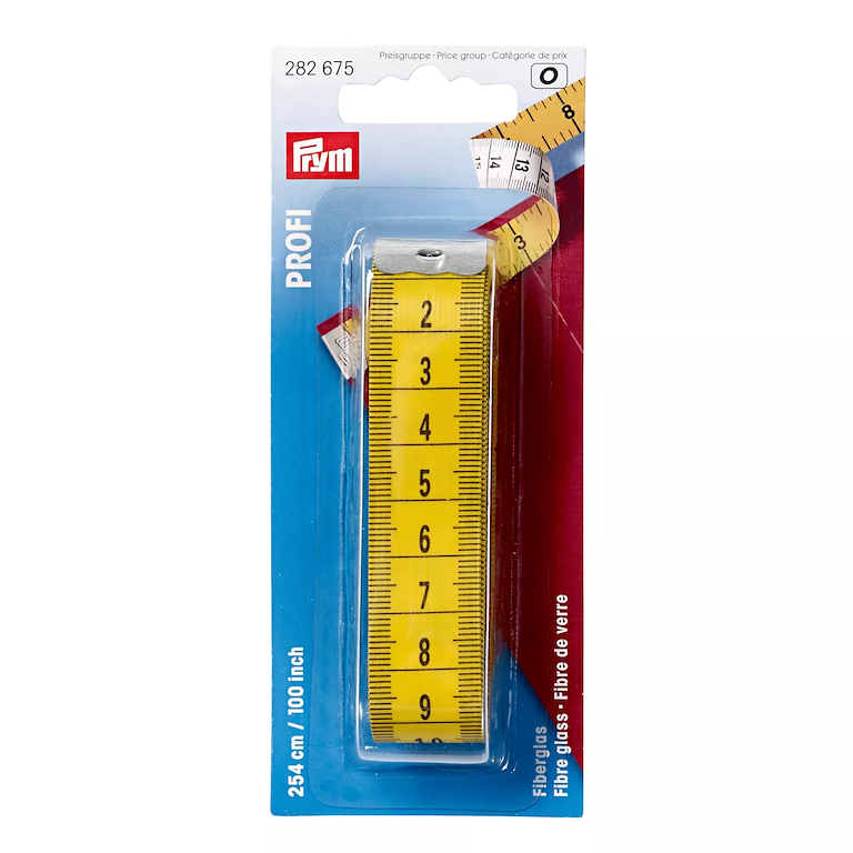 Prym santimetar traka PROFI od fiberglasa, 254 cm, 100 inča 282675