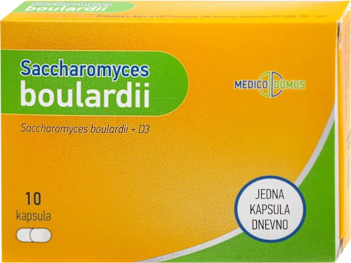 MEDICO DOMUS
Saccharomyces boulardii +D3, kapsule, 10 kom
Dodatak ishrani