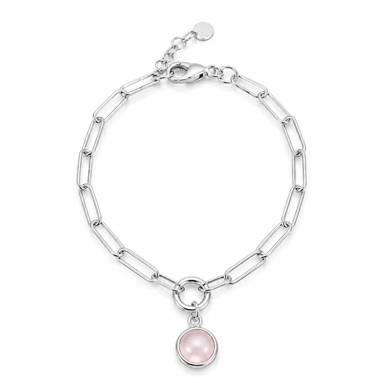 SILVER ROSE BRACELET