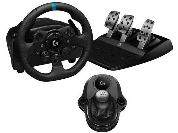 Logitech Volan G923 Trueforce racing wheel + shifter
