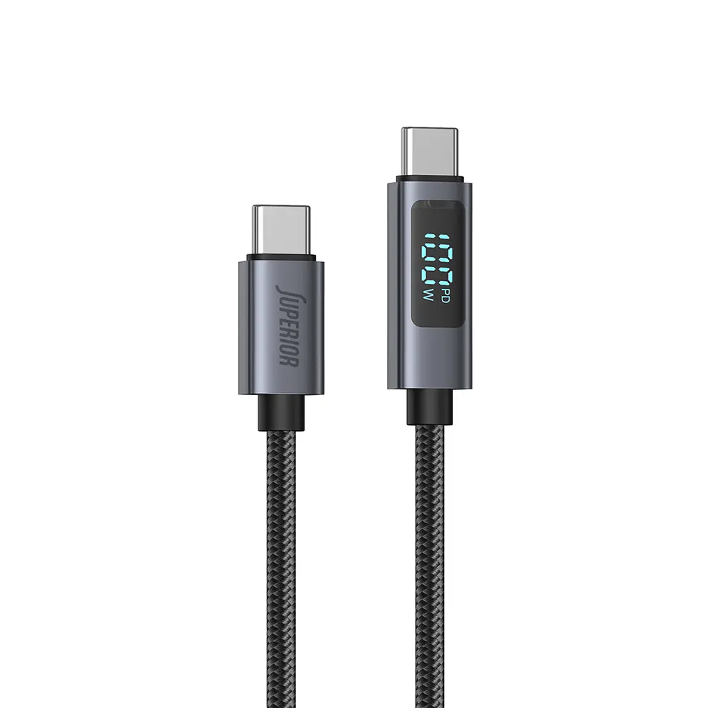 KABL USB SUPERIOR USB-C NA USB-C SU-K107 1M 100W 5A U2136 LED DISPLAY *TH *SR NOVO+