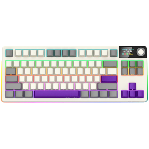 LORGAR KBP70TKLW, Wireless TKL Mechanical Gaming Keyboard Pro, Beige, EN layout ( LRG-KBP70TKLW-RT-US )