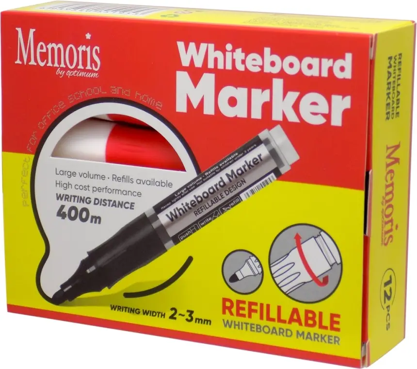 MARKER ZA BELU TABLU Memoris CRVENI MF22320 1/12 *AK