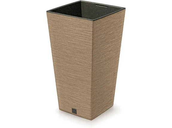 Prosperplast Saksija Furu Square Eco Wood H350W