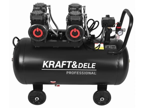 Prodaje se Kraft & Dele Compresseur sans huile 100l KRAFT&DELE prenosivi kompresor na aukciji