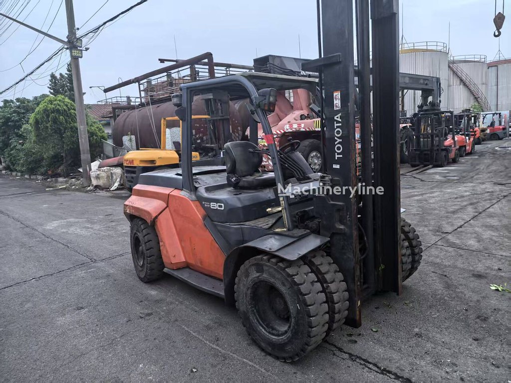 Toyota Hot sale 8/10/12/15/20ton forklift FD80 FD100 FD120 teški viljuškar