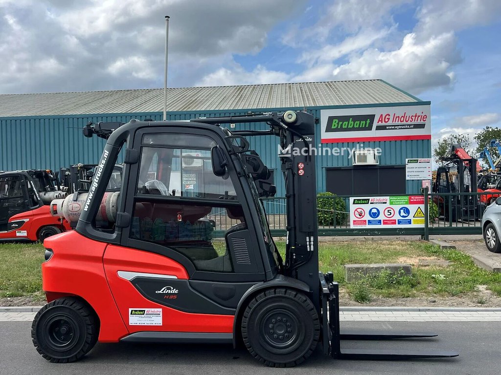 Linde H35T-01 viljuškar na gas