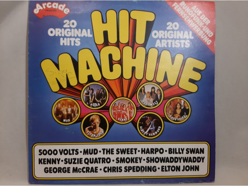 HIT MACHINE - 20 ORIGINAL HITS (LP) GERMANY 1976