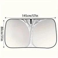 Suncobran za auto – Preklopiva UV zaštita i termo reflektujuća zavesa za vetrobran