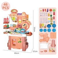 Dečija Kuhinja sa 43 Dela – Set za Igru sa Priborom i Namirnicama | SamToy