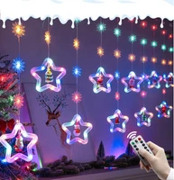 LED Zavesa „Snežna Pahulja“ – Božićna Rasveta za Unutrašnju i Spoljašnju Dekoraciju