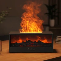LED Kamin Aroma Difuzer – Ovlaživač Vazduha sa Efektom Plamena i Daljinskim Upravljačem
