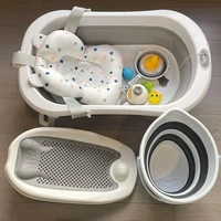 Sklopiva kadica za bebe sa termometrom – prenosiva bebi kada