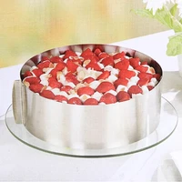 Podesivi Okrugli Kalup za Torte od Nerđajućeg Čelika