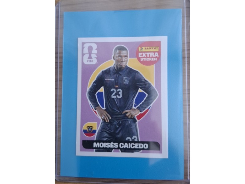 Panini World Cup 2026 - Extra sticker BASE Caicedo