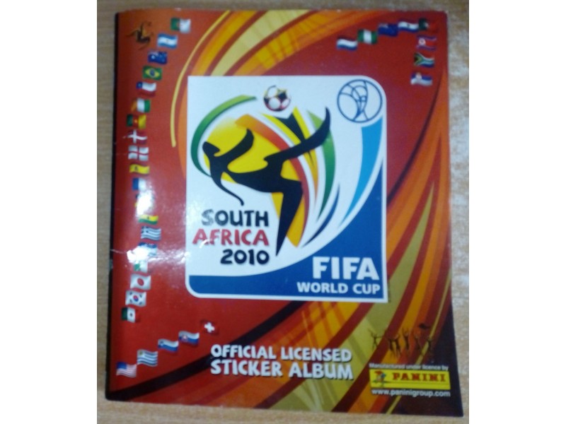 SOUTH AFRICA, FIFA WORLD CUP, 2010. ISPUNJEN ALBUM
